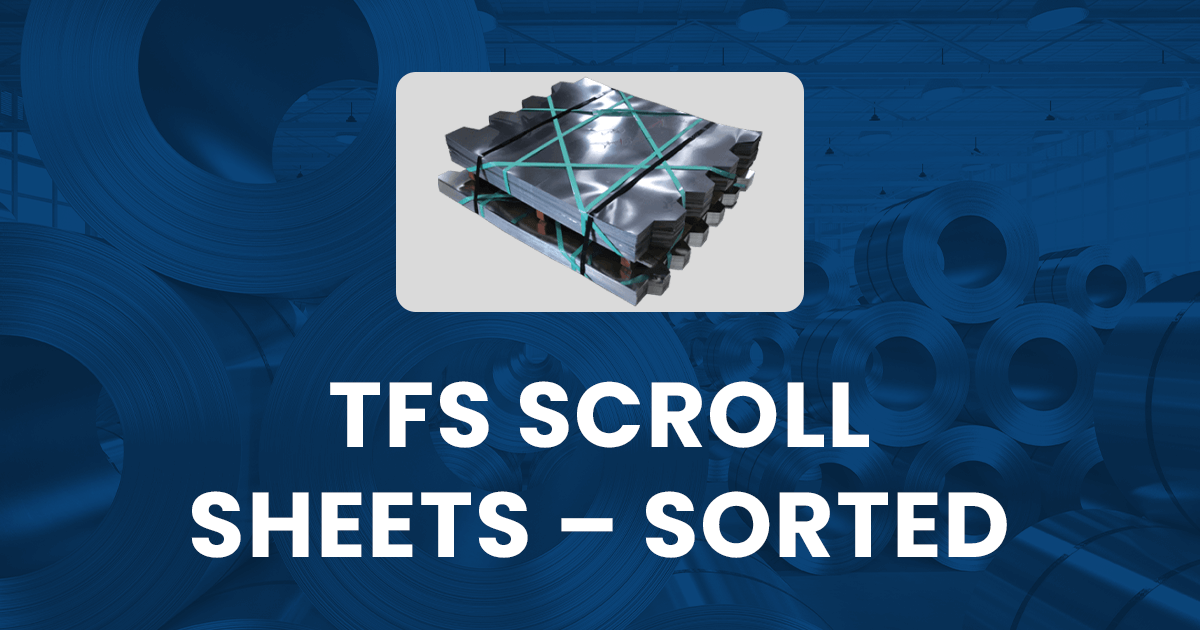 TFS Scroll Sheets Suppliers and Manufacturers - Steel Canada
